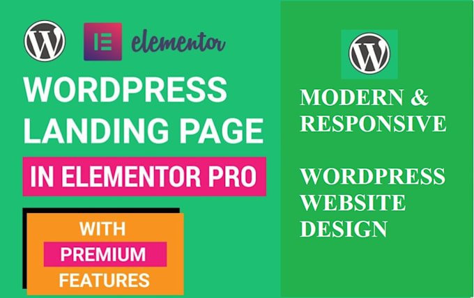 Do responsive wordpress landing page design or elementor landing page by Satwikchauhan2 | Fiverr