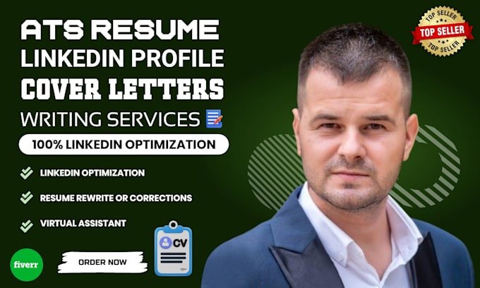 Edit ats resume writing, executive cv and do linkedin optimization by ...