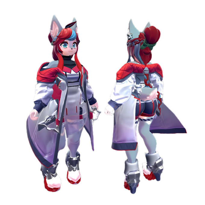 Do Vrchat Avatar Furry Nsfw Furry Avatar Vr Character Fursona 3d Model