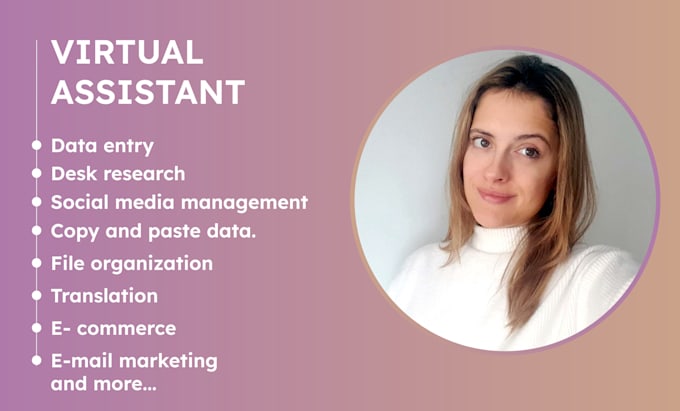 Tu asistente virtual administrativa ejecutiva by Rociomh | Fiverr