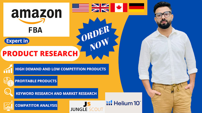 Do amazon product research product hunting for pl by Khawajamuzamil | Fiverr