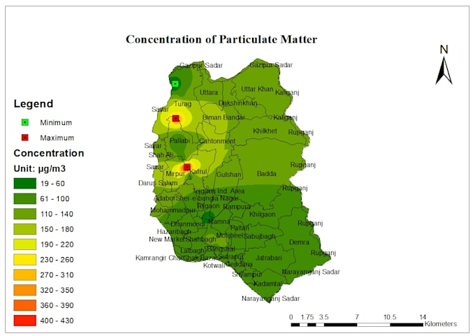 Create gis maps and do spatial and remote sensing analysis by Rafia_va ...