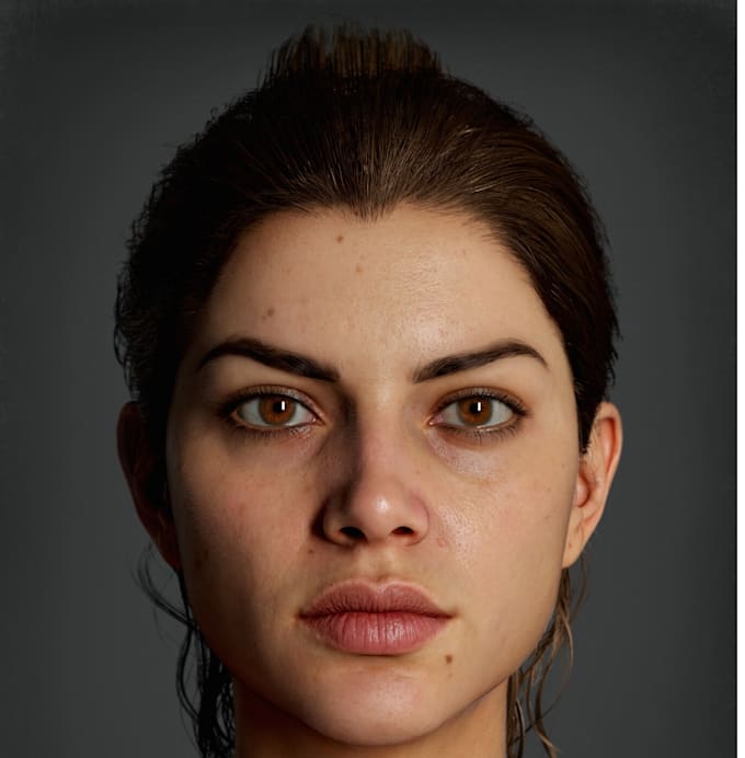 Create 3d Realistic Character With Full Body Rig Facial Lips Sync And