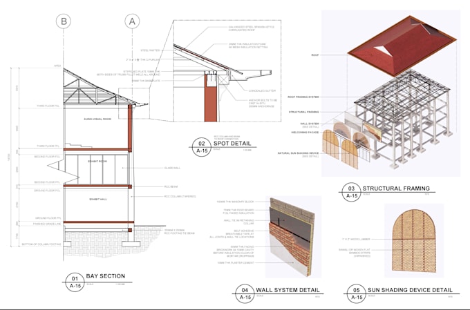 Do architectural detailing, construction and shop drawings by ...