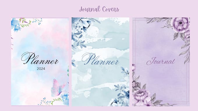 Design journal and notebook covers by Ayesh_designerr | Fiverr