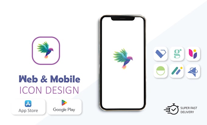 Design modern mobile app icon , website icon and favicon by Abeer ...