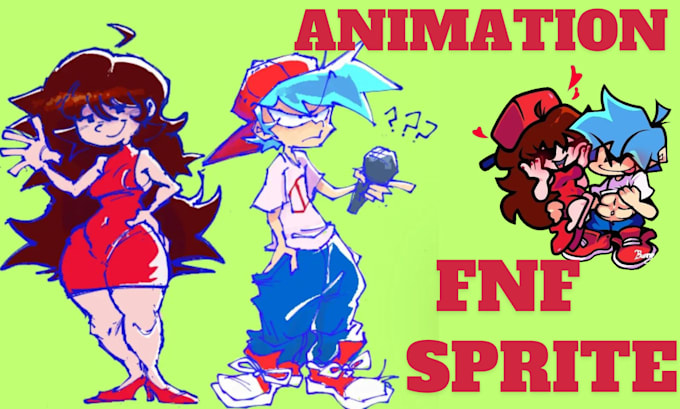 Do animated sprites, friday night, funkin mod game, fnf sprite sheet ...