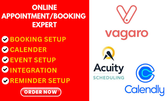 Setup acuity schedulling sqaurespace vagaro online booking appointment by Sammynix | Fiverr