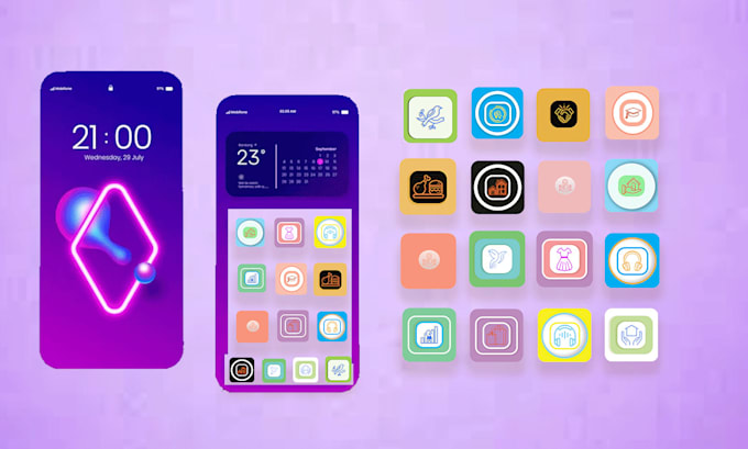 Design professional and attractive app icon and website icon by Assra ...