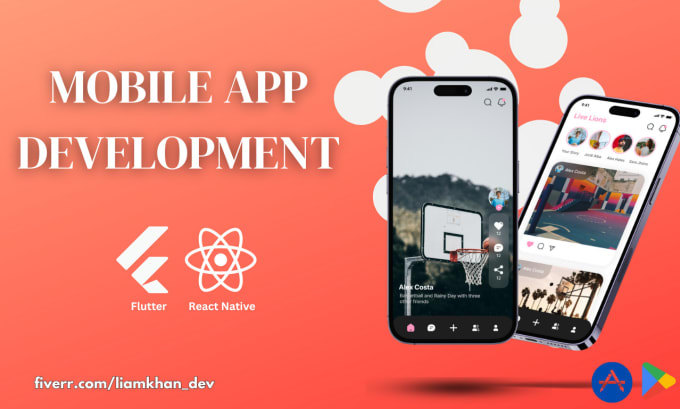 Build mobile app using flutter react native by Liamkhan_dev | Fiverr Build mobile app using flutter react native by Liamkhan_dev | Fiverr