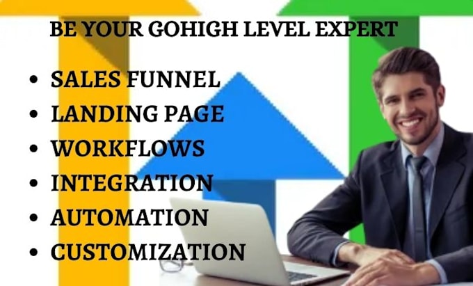 Setup your gohighlevel workflows, automation, ghl sales funnel ...