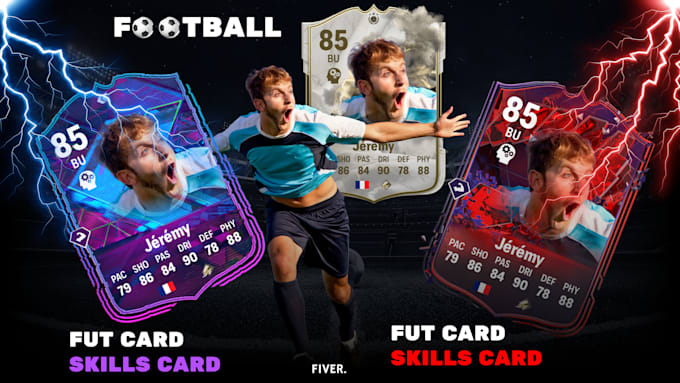 Make your soccer skills cards by Bienvenu_ay | Fiverr