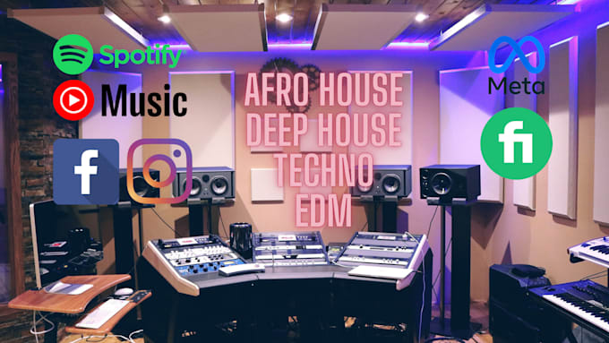 Ads the afro techno deep house edm song on facebook and instagram