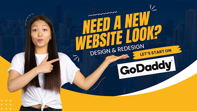 Design and redesign your go daddy website by Tanv_r | Fiverr