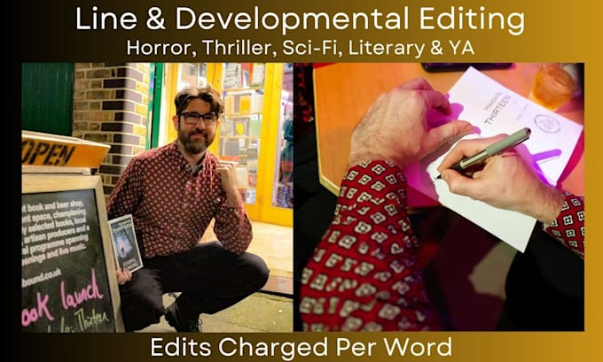 Perform a developmental and structural edit to make your writing shine ...