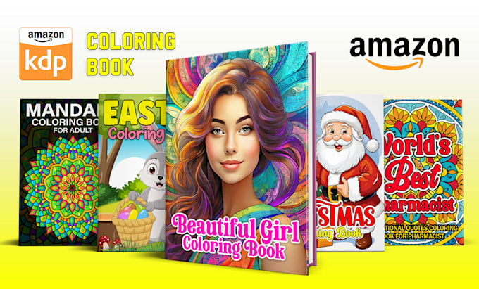 Adult coloring book kids coloring book cover zentangle mandala by ...