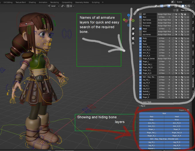 Rig your character or model by Leksakon | Fiverr