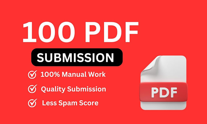 Provide 100 pdf submission fully unique method backlinks by Samiarimadm | Fiverr