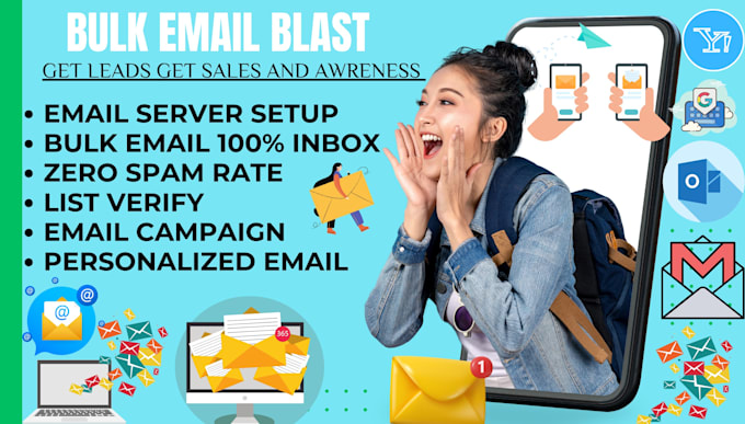 Send bulk emails for your business, email campaign podcast promotion ...
