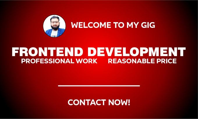 Do Frontend Web Design And Web Development In Html Css React Angular By Talhadewelpor Fiverr