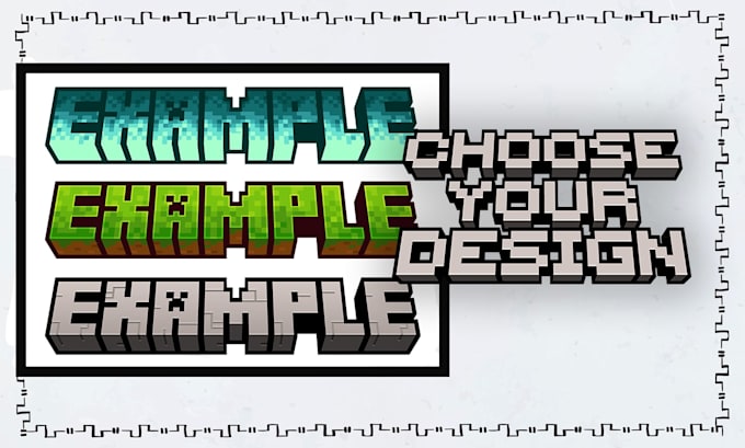 Make you a minecraft title by Backwardsstudio | Fiverr