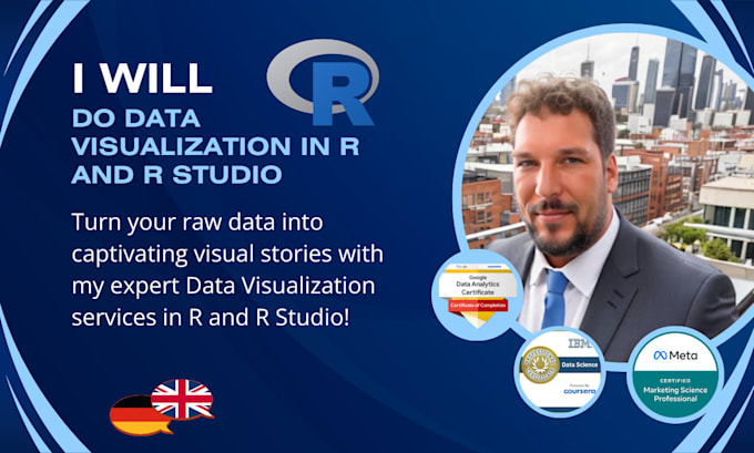 Do data visualization in r and r studio by Frank_haenel | Fiverr