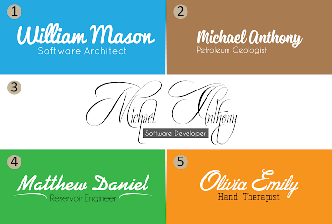 Design professional creative signature logo by Hasi_graphic | Fiverr