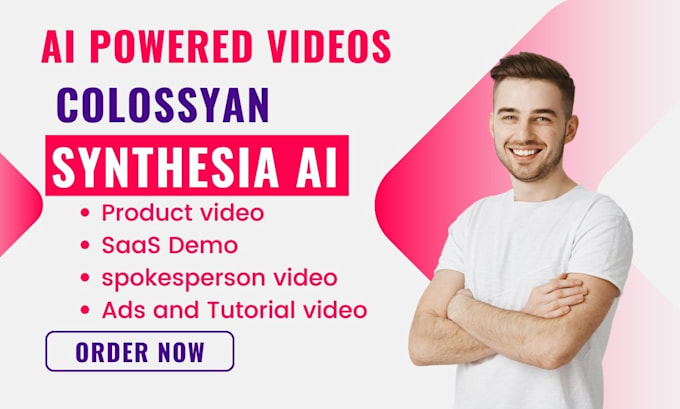 Create saas demo product video, software explainer, ads tutorial in synthesia ai by Cove_hub ...