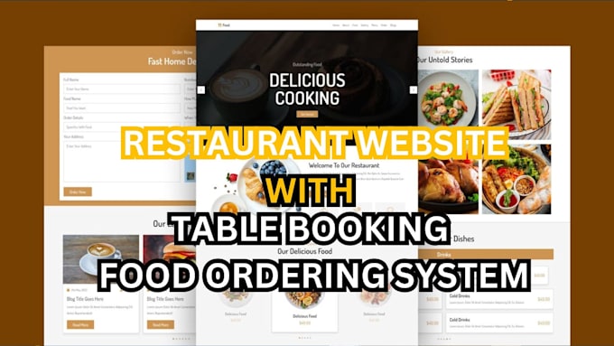 Create restaurant website, food ordering website, restaurant booking website by Max_webexpert ...