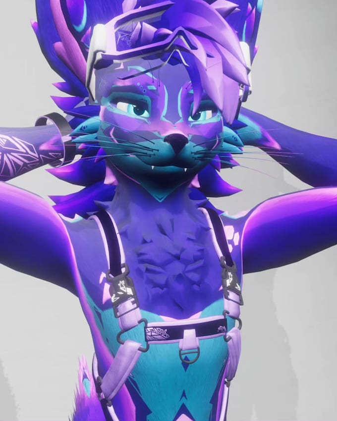 Create custom vrchat avatar, furry avatar, vr character, vrc, nsfw, fursona by Method_jmk | Fiverr