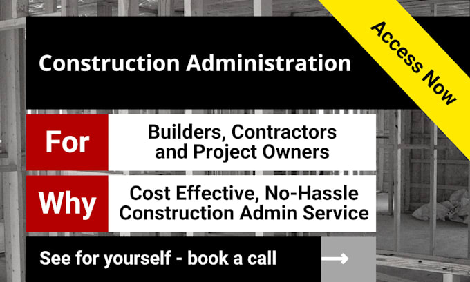 Manage construction project administration for builders, contractors ...
