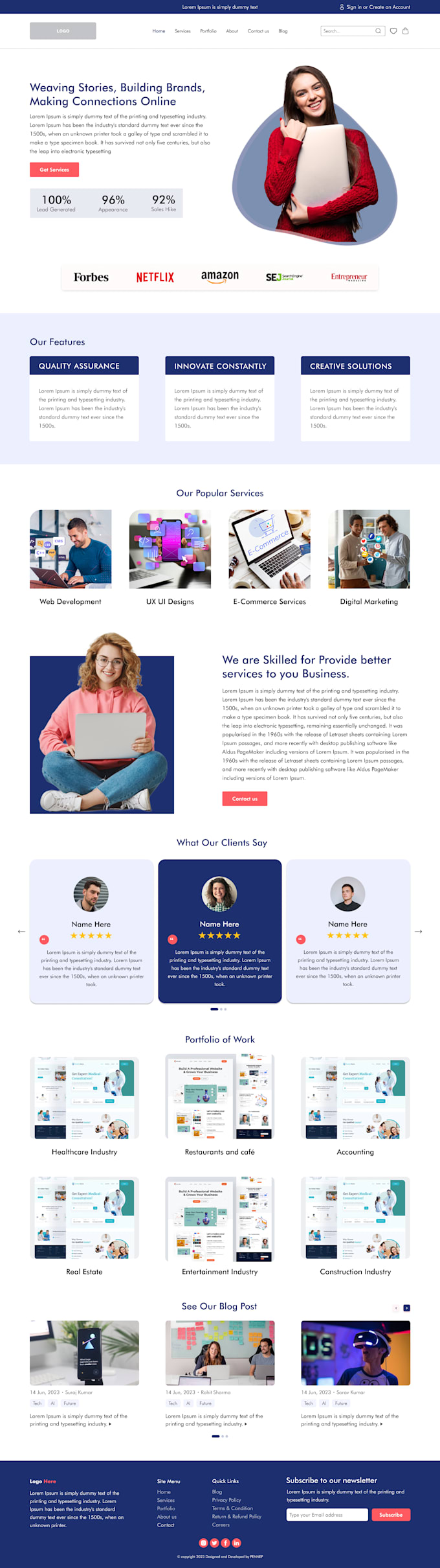 Create a professional ecommerce website by Pennep | Fiverr