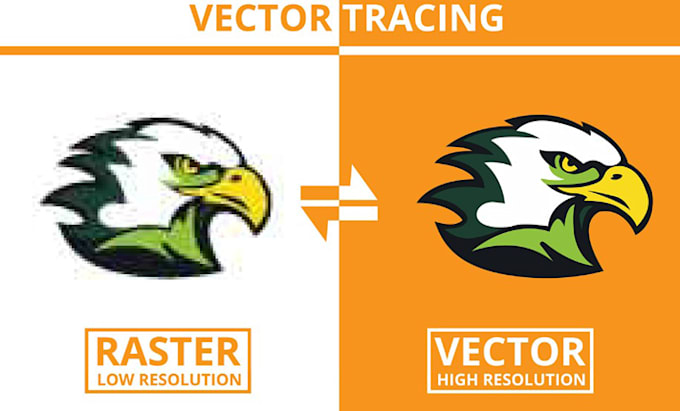 Do vector tracing, vector illustration, vector art from raster by ...