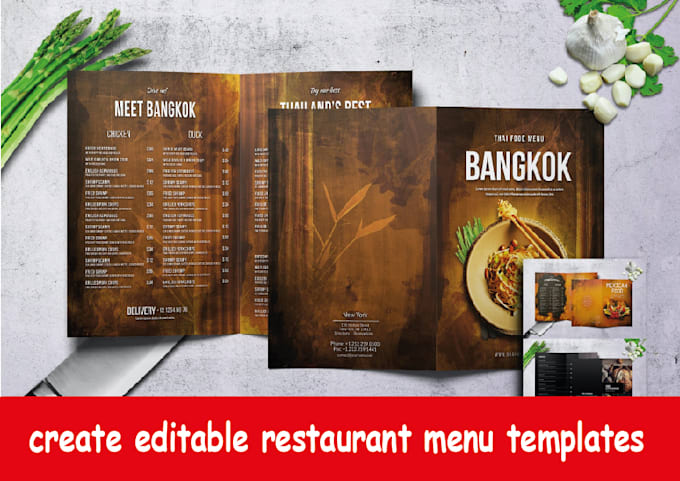 Elevate your culinary brand with exquisite menu designs by Lbinga4u ...
