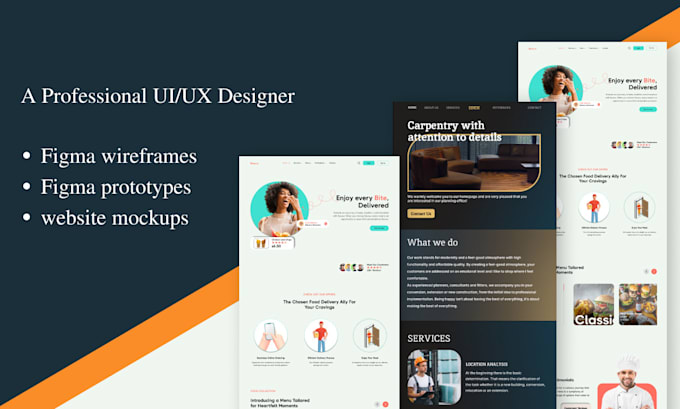 Create figma wireframe, figma prototype, website mockup with figma by ...