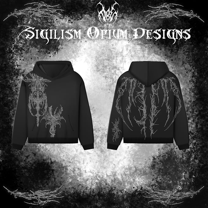 Create your best y2k sigilism opium streetwear mock up by Hvndre | Fiverr