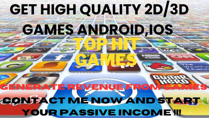 Build mobile games apps development android ios unity for 2d 3d full ... Build mobile games apps development android ios unity for 2d 3d full ...