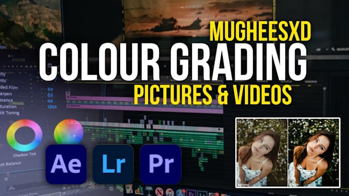 Do professional image and video color grading and color correction by ...