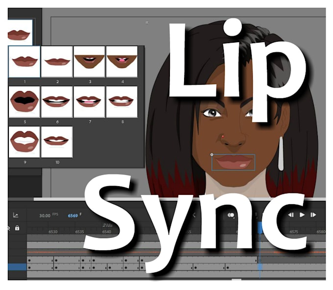 Lip sync your 2d characters by Kizzercorbeau | Fiverr
