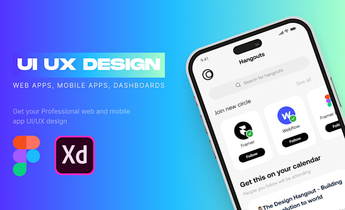 Design mobile apps, website ui ux on figma by Kngchris | Fiverr