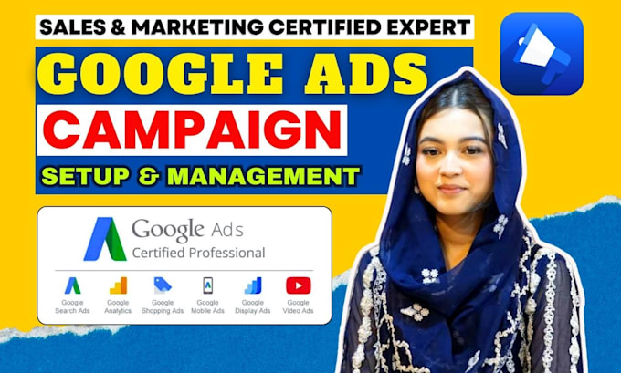 Setup and manage your google ads adwords ppc search ads performance max campaign by Tisa_ads ...