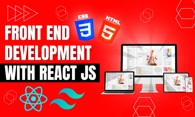 Do Complete Frontend Web Development Using Reactjs And Html Css By Sksilent Fiverr