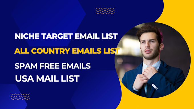 Build niche targeted email list by Huzi615 | Fiverr
