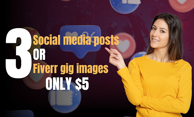 Create social media posts and fiverr gig images by Nansamantha | Fiverr