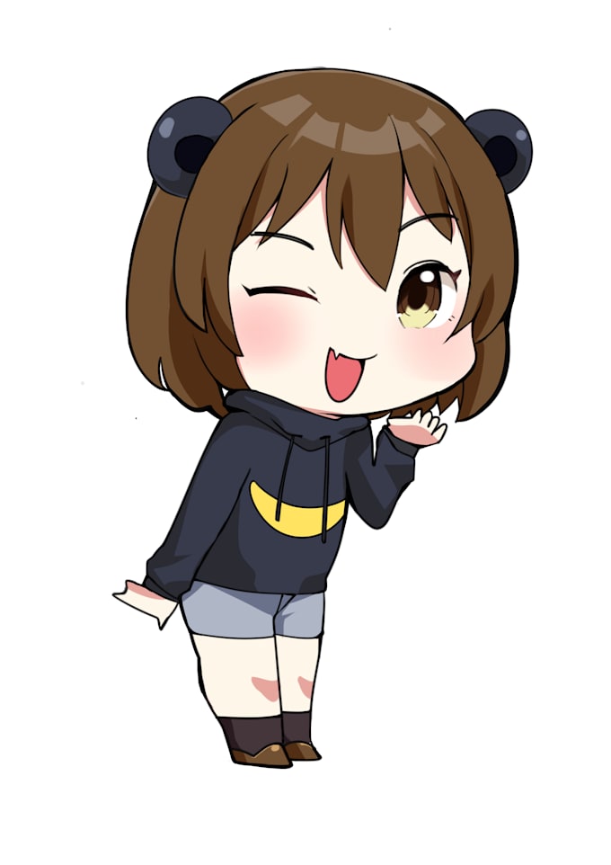 Draw any character into chibi style by Kocengpasar | Fiverr
