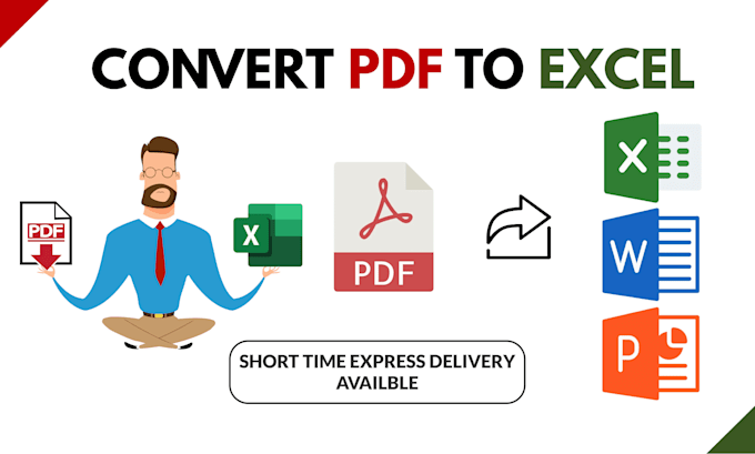 Convert pdf to excel by Sowvik123 | Fiverr