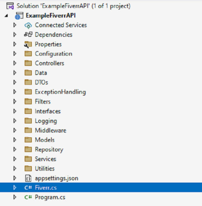 Create Backend Apis Using Net Core Or Net Framework By Luckyengineer99 Fiverr