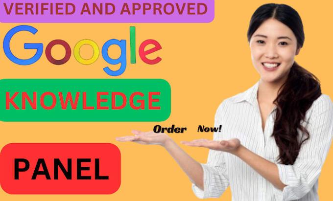 An approved google knowledgepanel or any category