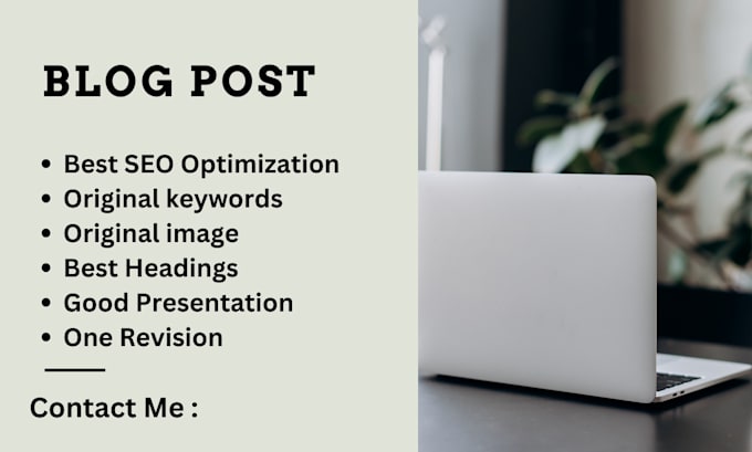 Write high quality seo blog posts and articles by Chaligoharrajpu | Fiverr