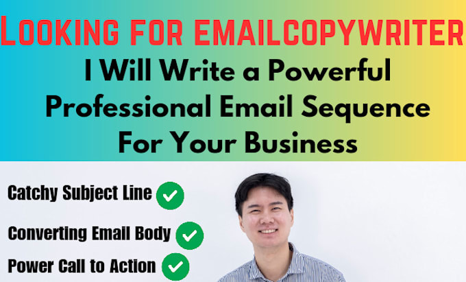 Write a powerful email sequence to drive sales by Johnpaulinoh | Fiverr